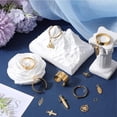 8 Sets 36PCS Stainless Steel Ring Settings Gold DIY Adjustable Rings ...
