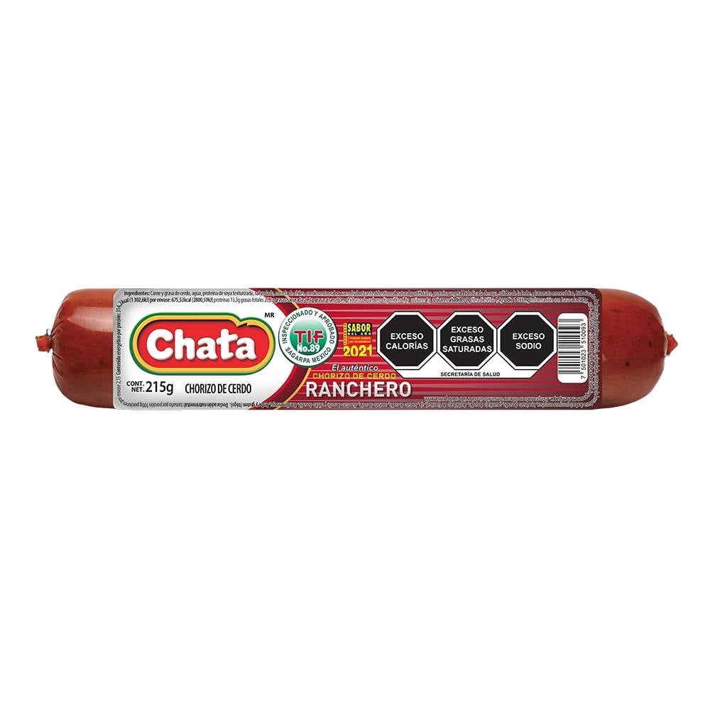 Chorizo ranchero Chata 215 g | Walmart en línea