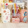 CHUNTIAN Cute Mini Fridge Pen Holder With Sticker Kawaii Plastic ...