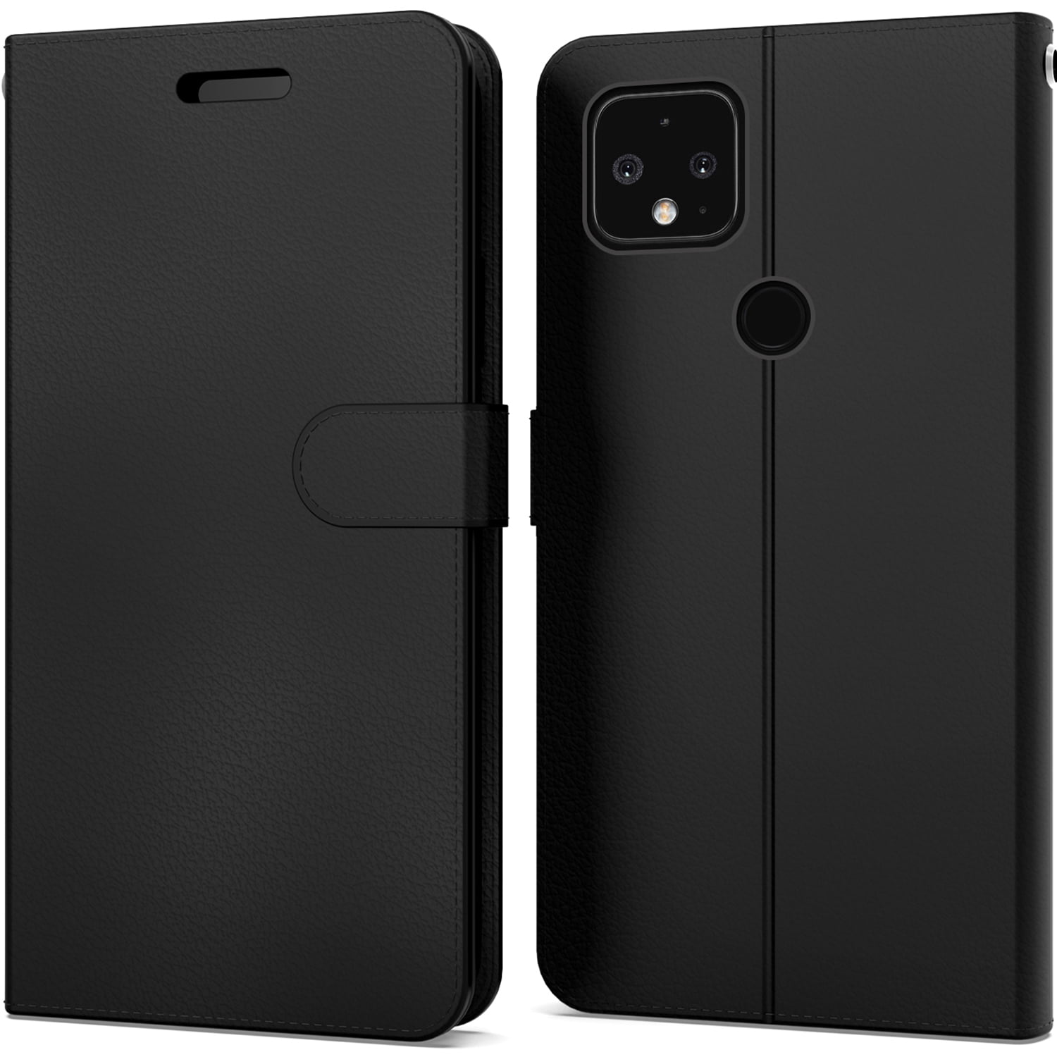 CoverON Google Pixel 5 Wallet Case, RFID Blocking Vegan Leather 6x Card ...