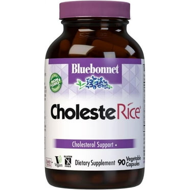Bluebonnet CholesteRice Red Yeast Rice Complex - Cholesterol Supplement ...