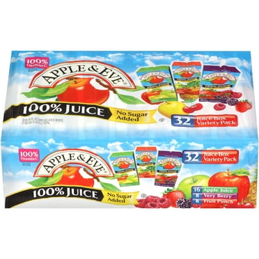 Juicy Juice 100% Apple Juice, 4.23-Ounce Packages 8 boxes, (Pack of 5 ...
