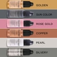 QUSENLON Metallic Alcohol Ink Set 6 Color Concentrated Extreme Shimmer ...