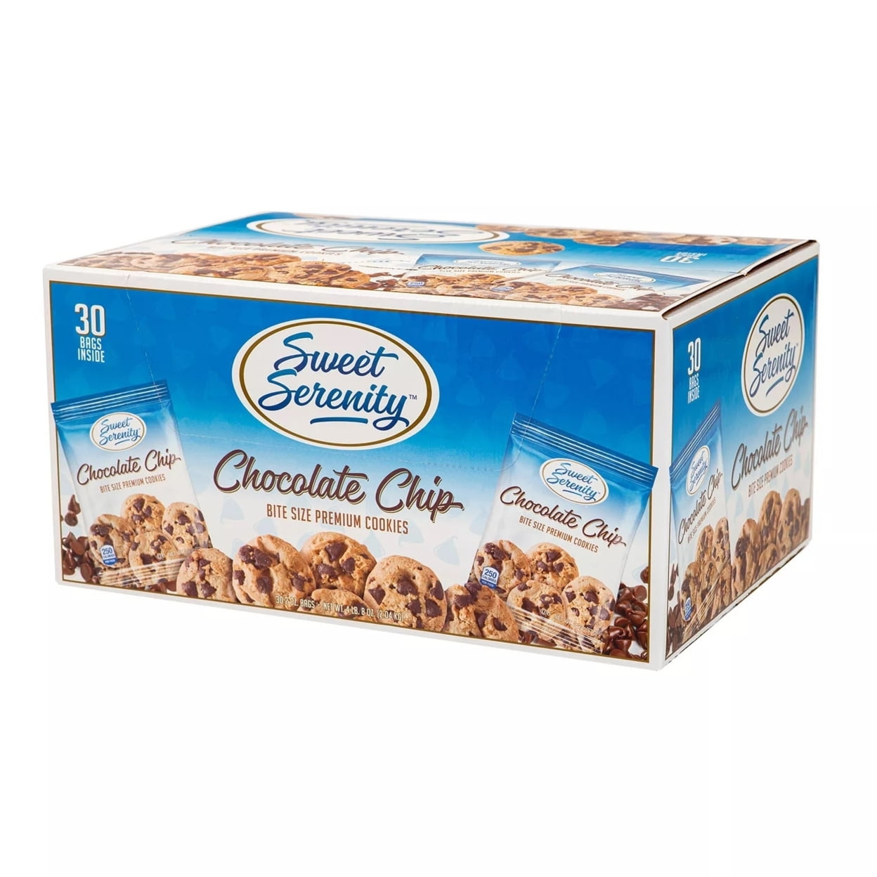 Sweet Serenity Premium Chocolate Chip Cookies (30 Count) - Walmart.com