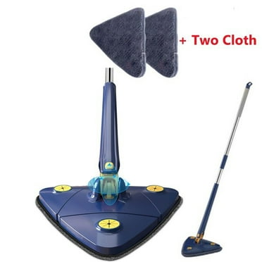 180 Degree Rotatable Adjustable Triangular Cleaning Mop Home Wall ...