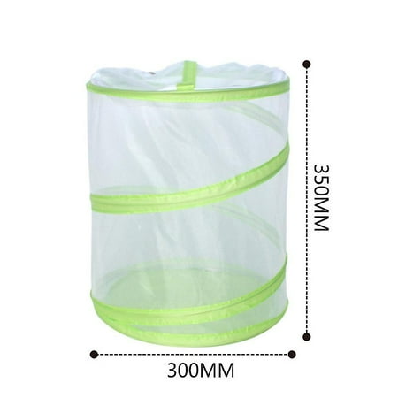 cueiha Insect Butterfly Habitat Mesh Cage Clear Portable Foldable Cages ...