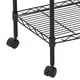 ZENSTYLE 31.2" H Metal Frame 3-Shelf Kitchen Storage Shelves, Black ...