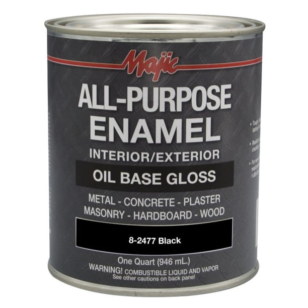 Majic 8-2477-2 All-Purpose Enamel Interior/Exterior Oil Base Gloss ...