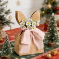 AOOOWER Pack Of 12/24 Artistic Style Gift Bags With Bowknot Decorations ...