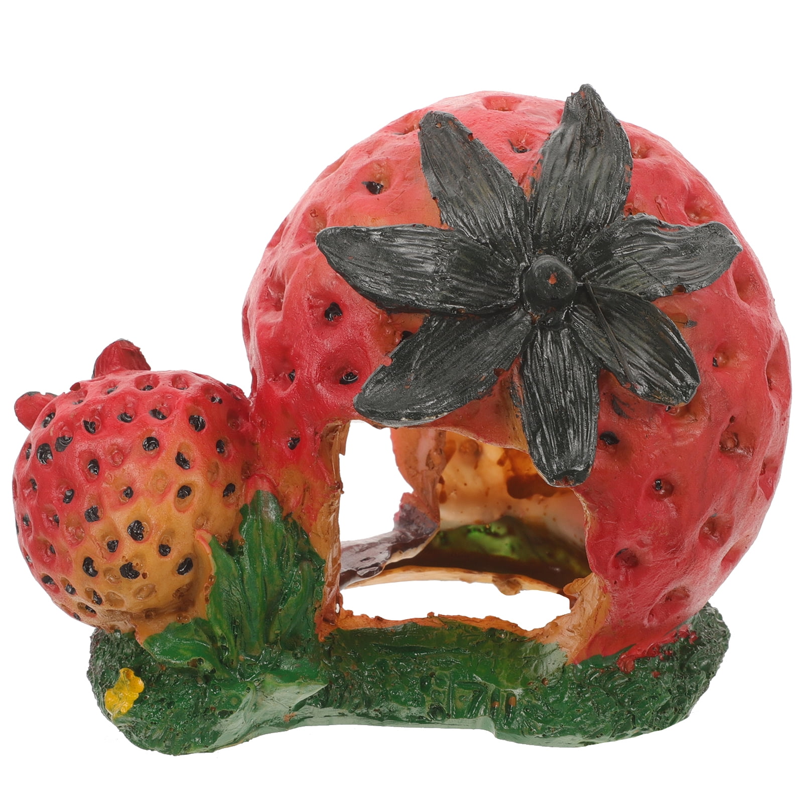 Click here for Milisten Strawberry Shaped Reptile Cave Reptile Hi... prices