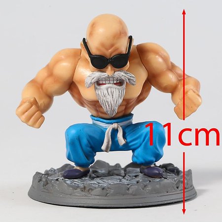 HEFEI,Dragon Ball Z Master Roshi Kamesennin Figure Doll Pvc Desktop Toy ...