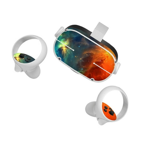 VR Headset Cover VR Headset Controller Protector Sticker Set PVC Skin ...