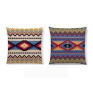 LINEL Patriotic Pillow Cover American Flag Square Throw Pillow Cover 18 ...