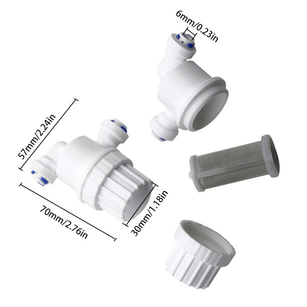 Mini 2-way Water Hose Connector Garden Misting System Water water ...