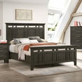 Intercon Furniture Hawthorne Bedroom Complete King Panel Bed in Charcoal - Walmart.com