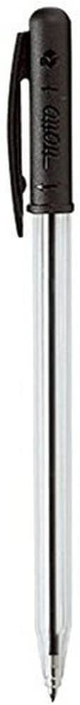 Dixon 820503 Tratto Stick Ballpoint Pens, Medium Point (Black, Box of ...