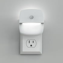 GE Motion-Boost LED Night Light, White, Plug-in, Motion Activated ...