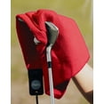 Magnetic Waffle Weave Microfiber Golf Towel with Clip Red - Walmart.com
