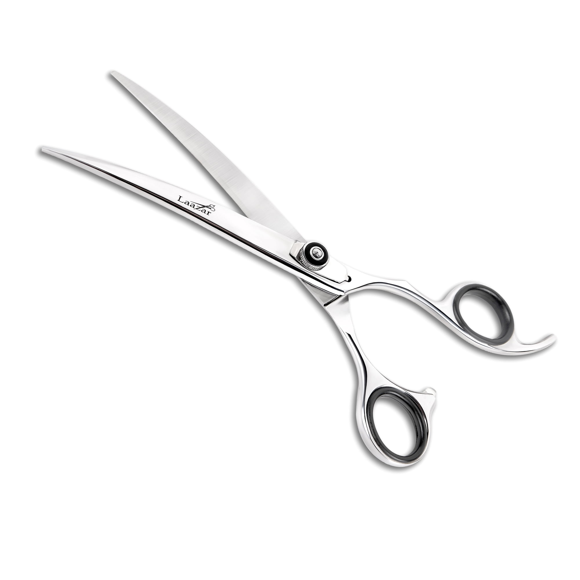 Laazar Professional 7.5 inch Curved Shears for Dogs and Cats | Tension ...