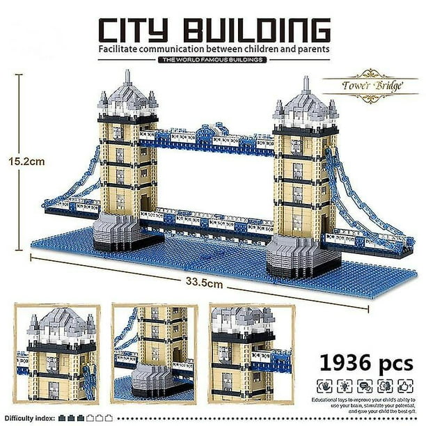 Bloques de construcción modelo de arquitectura de diamante Taj Mahal ...