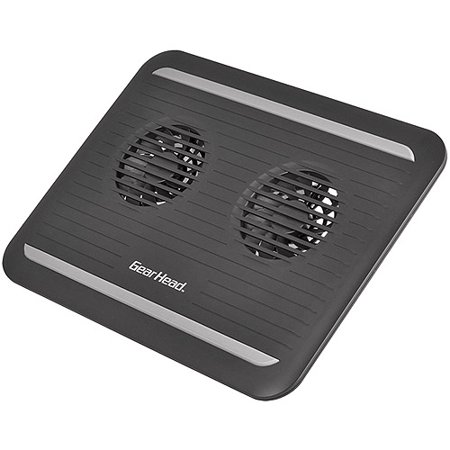 Gear Head 17" Dual-Cool Notebook Cooling Pad, Black - Walmart.com
