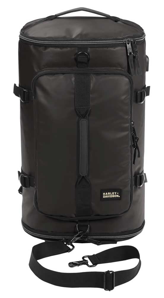 Harley-Davidson Water-Resistant Travel Hybrid Duffel Bag/Backpack ...
