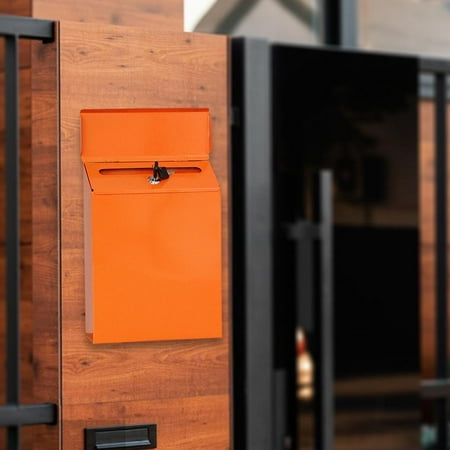 Justharion Mailbox Locking Wall Mounted Comment Drop Box Payments ...