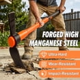 Pickaxe for Digging, Heavy Duty Pick Axe with Fiberglass Handle, 36 ...