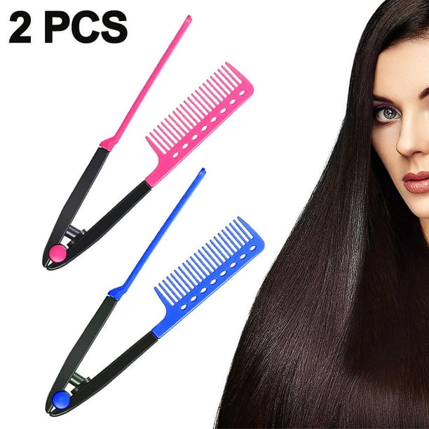 2 Pieces Smoothing Comb Salon Hair Brush Comb Salon Styling Hair ...