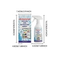 Amketima 120ml Refrigerator Deicing Spray Fast Ice Melting Defrosting ...