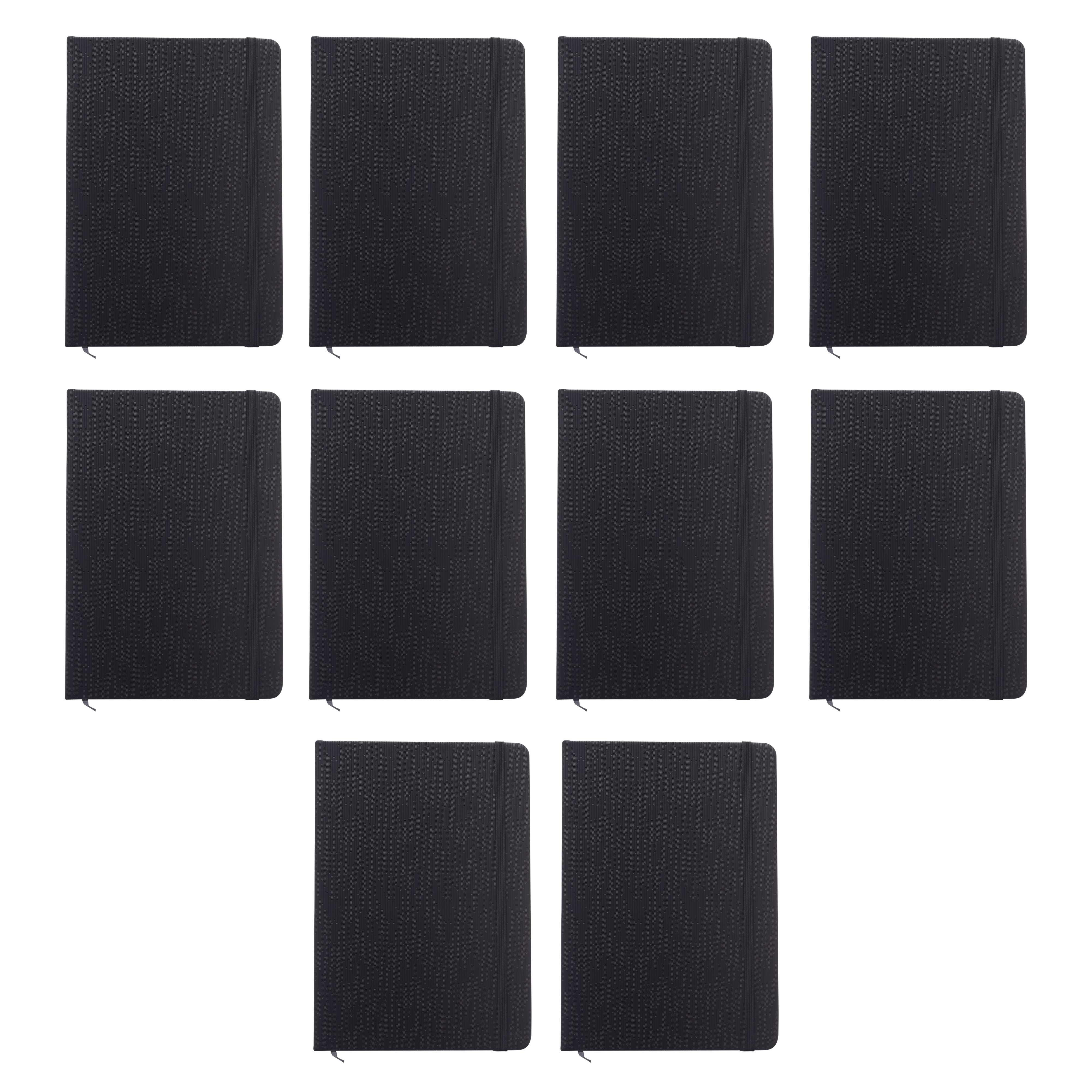 10 Olivine Textured Notebooks Pack - Hardcover, Journal, Vibrant - Dark ...