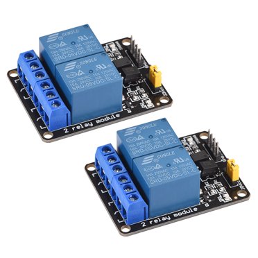 Uxcell Relay Module 1 Channel 5V Low Level Trigger Module Blue Relay ...