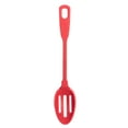 Mainstays 10in Red Silicone Slotted Spoon Kitchen Utensil with Soft ...