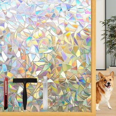 A1 Decor 3D Window Glass Film Sticker Privacy Frosted Glass Films ...