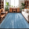 Blue Sky 6x9ft Non Slip Area Rug Modern Abstract Gradient Blue Texture ...