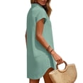 asdoklhq Mother Of The Bride Dresses for Women Formal Loose Collared V ...