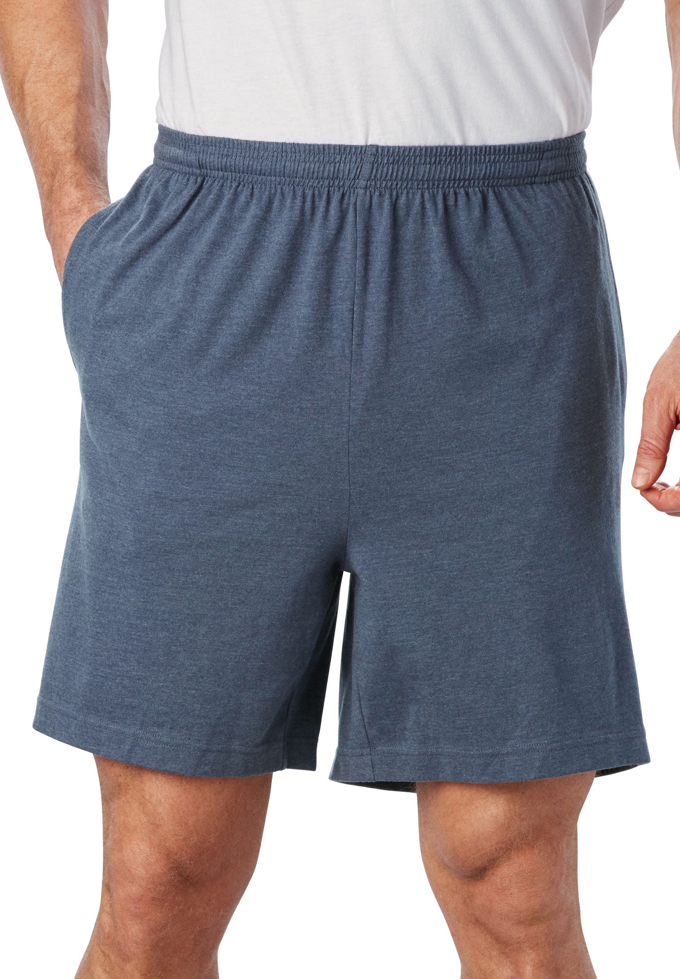 Kingsize Men's Big & Tall Lightweight Jersey Shorts - Walmart.com