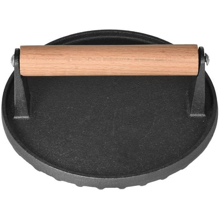 Lamptti Grill Press, Round Steak Pressure Plate Heavy Duty Bacon Burger ...