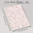 Main Street 16"x24" Pink Blush & Gold Flower Print Wallpaper Panels for ...