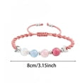 Adjustable Spiritual Crystal Bracelet with Moon Phase Details, Natural ...