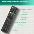JIAHAOO Infrared TV Remote Control for Multiple Brand Smart Televisions ...