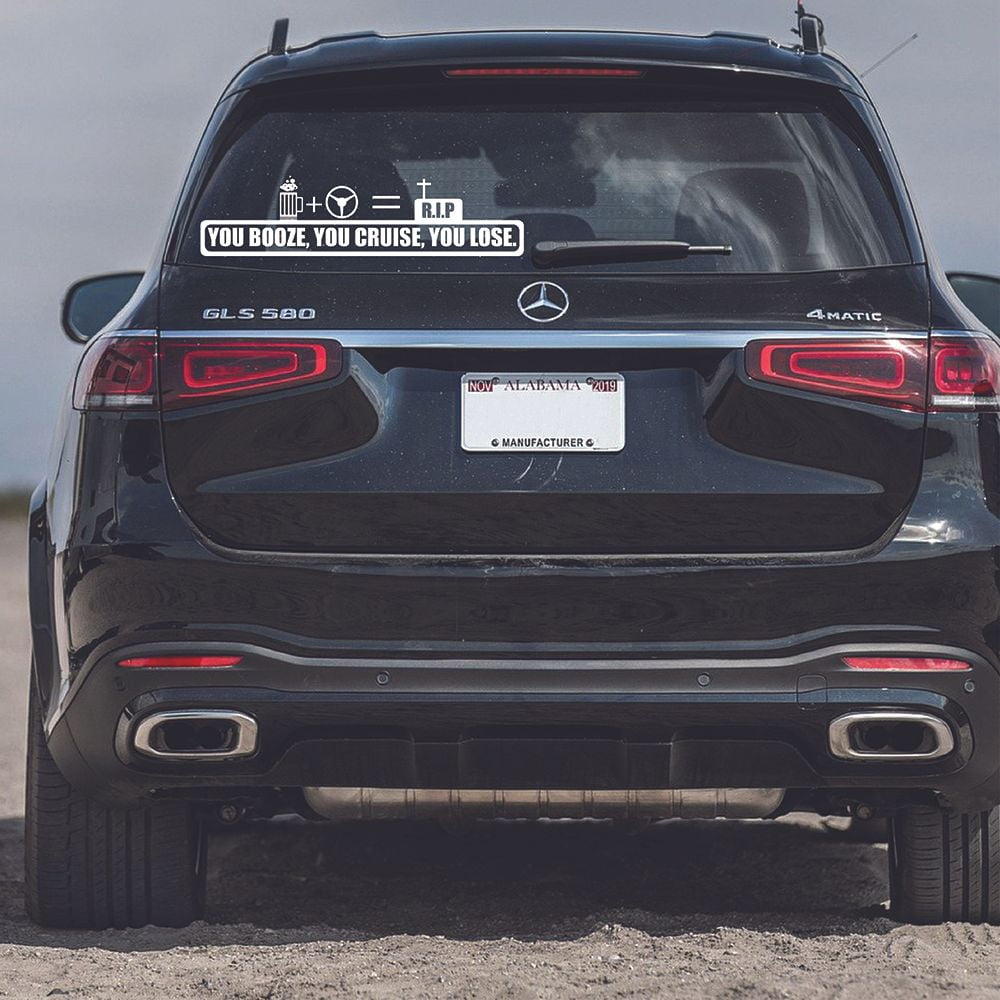 You Booze You Cruise You Lose Sticker Art Decor Car Decals for Girls ...