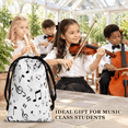 24 Music Notes Gift Bags Goobag Black White 8 X 12'' - Walmart.com