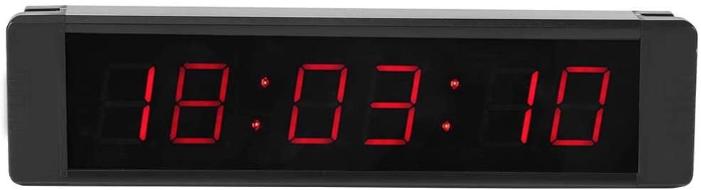 Digital Remote Fitness Clock,LED Wall Clock, Gym Wall Clock, Training ...