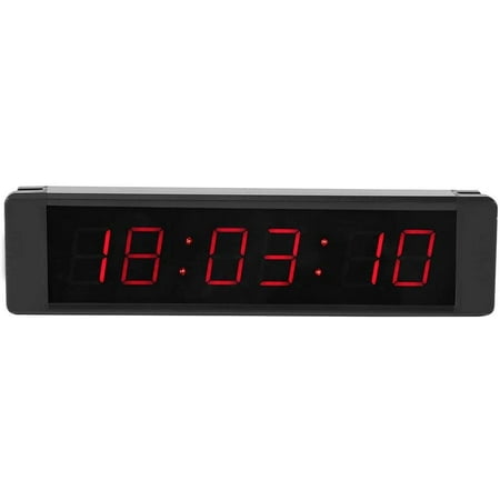 Digital Remote Fitness Clock,LED Wall Clock, Gym Wall Clock, Training ...