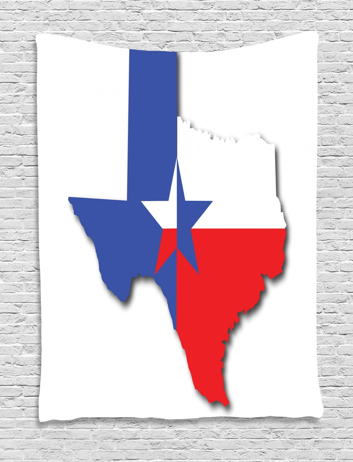 Texas Star Tapestry, Outline of the Texas Map American Southwest Austin ...