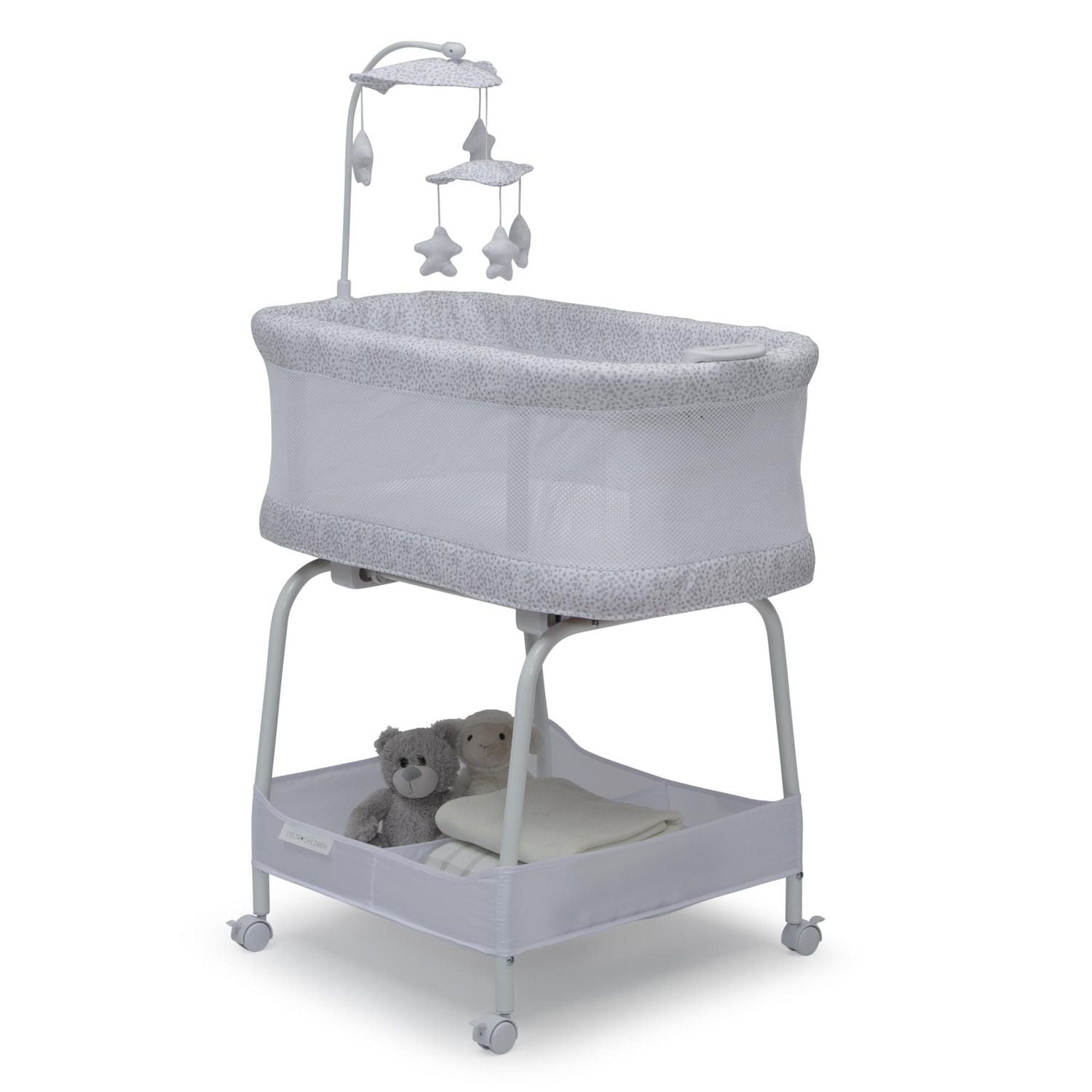 Click here for Delta Children Sweet Breeze Bassinet With Airflow... prices