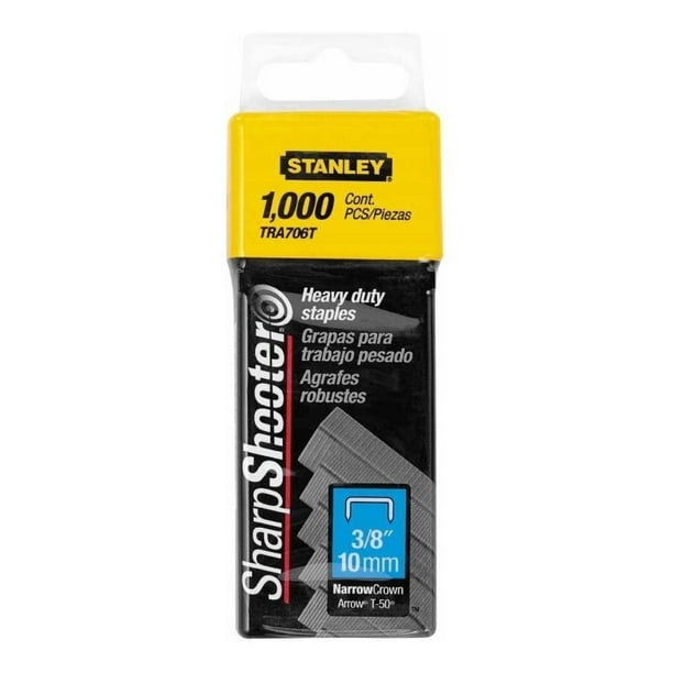 Kit De Grapas Uso Rudo 3/8 In 1000 Pzs Tra206t Stanley Stanley TRA706T ...