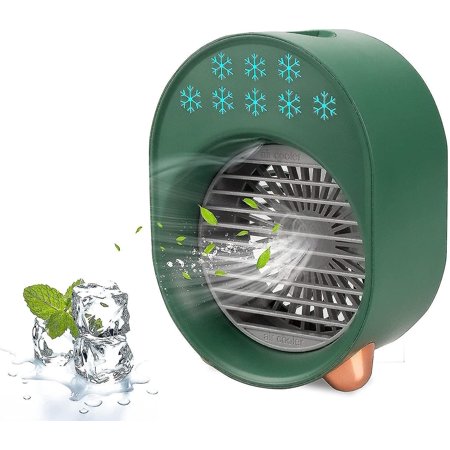 Mini Cooling Personal Fan Powered By Usb (green),portable Air ...