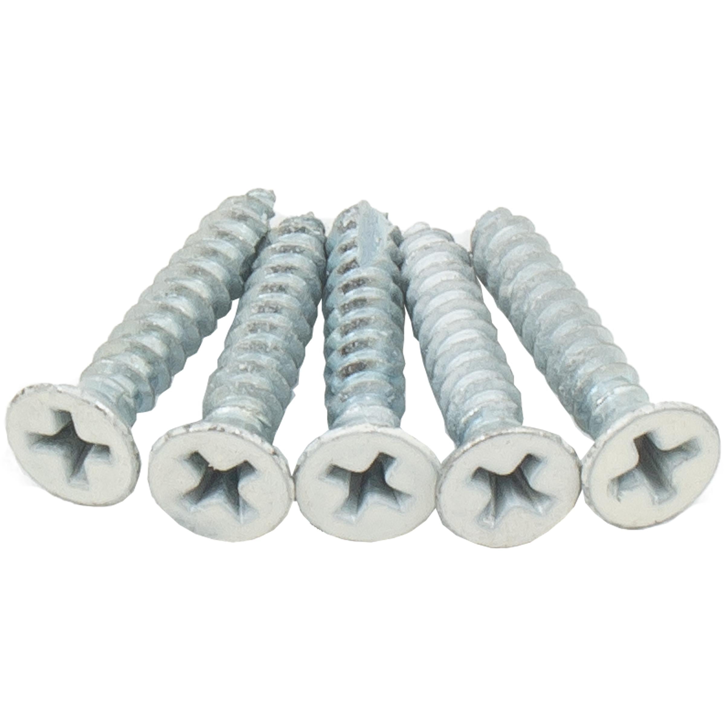 Door Hinge Screws, #9 x 1", 800-Pack, White by Stone Harbor Hardware ...